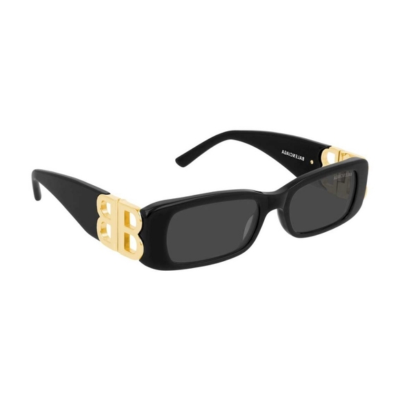 Balenciaga | Accessories | New Balenciaga Bb096s 00 Women Black Gold ...